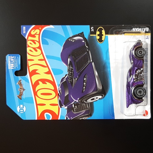 Mattel | Other | Batman Arkham Asylum Batmobile Purple Hot Wheels Dc ...
